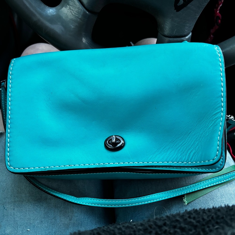 Coach Dinky Crossbody Purse - Gem